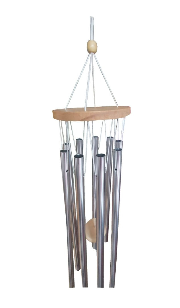 Clopote de vant feng shui, Aluminiu, 9 elementi, 60 cm, M3806PG ...