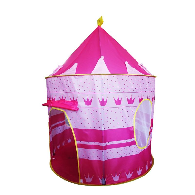 Jucarie cort de joaca pentru copii, castel pentru printese, roz ...