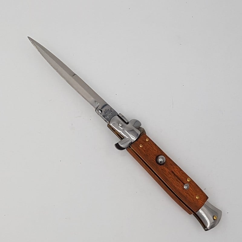 Cutit stilet, deschidere automata buton, pentru camping si vanatoare ...