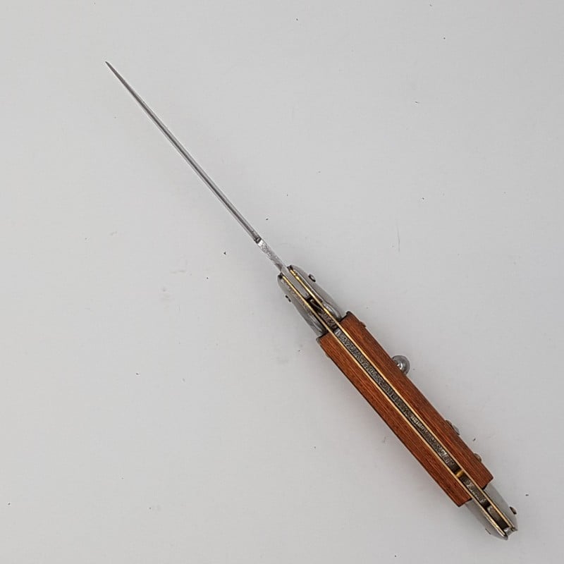 Cutit stilet, deschidere automata buton, pentru camping si vanatoare ...