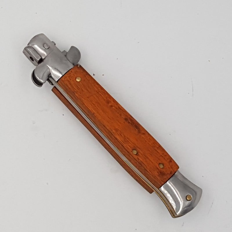 Cutit stilet, deschidere automata buton, pentru camping si vanatoare ...