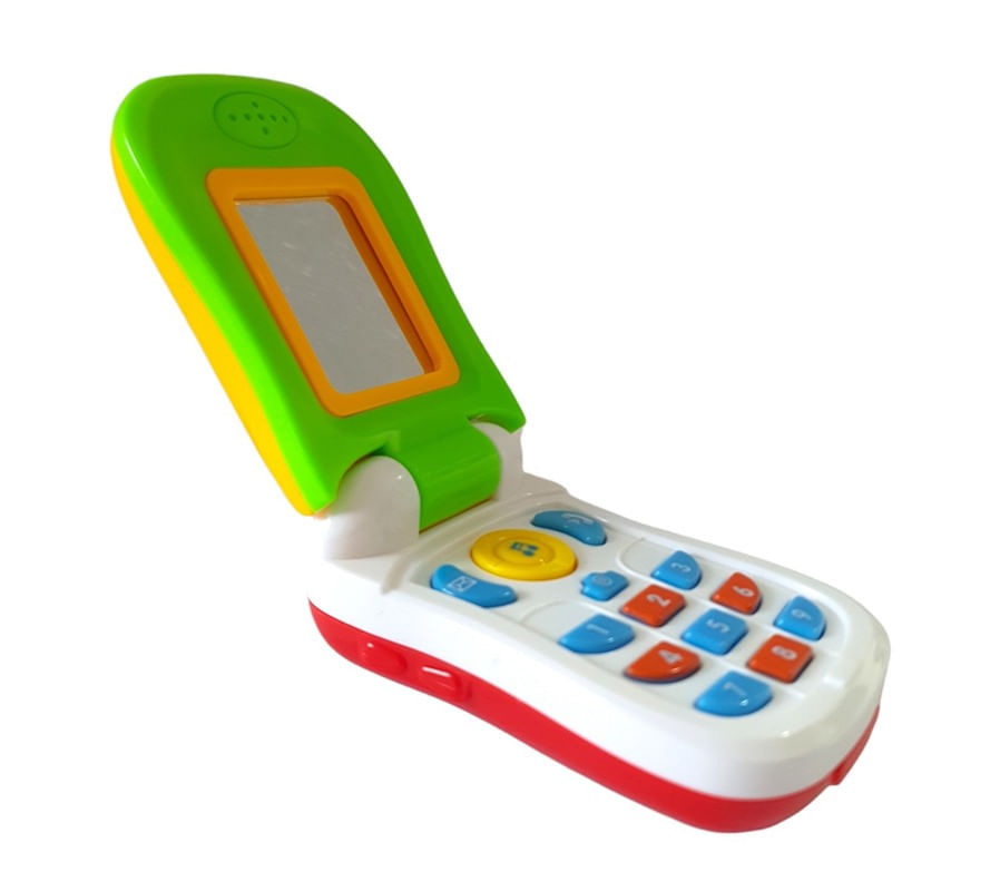 Telefon interactiv, educational pentru copii cu butoane care emit ...
