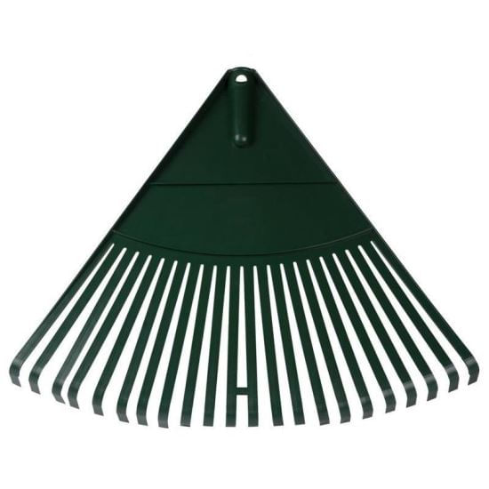 Grebla pentru frunze, gradina, fara coada, PVC, 22 dinti, 49 cm ...