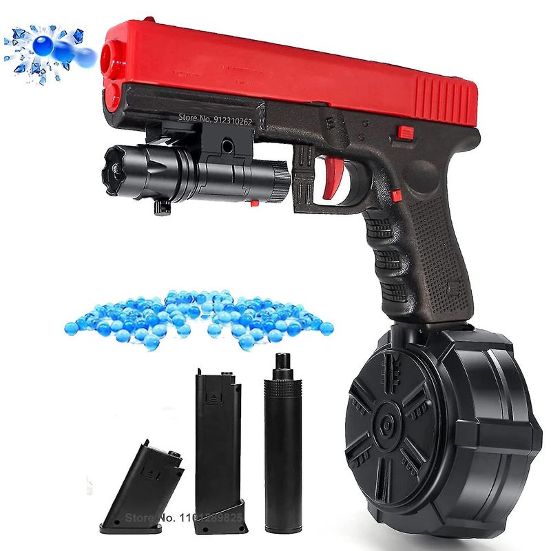 Mitraliera automata Go Kart cu bile de gel, si ochelari pentru ...