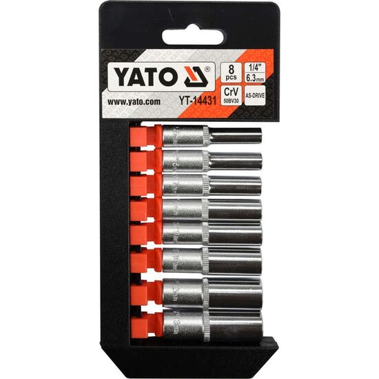 Set 8 chei tubulare 1/4" Yato YT-14431 - Marketplace online Infinity.ro