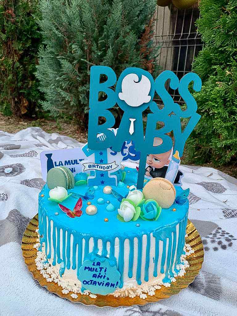 Topper Botez HH829 Boss Baby Personalizat din lemn - Marketplace online ...