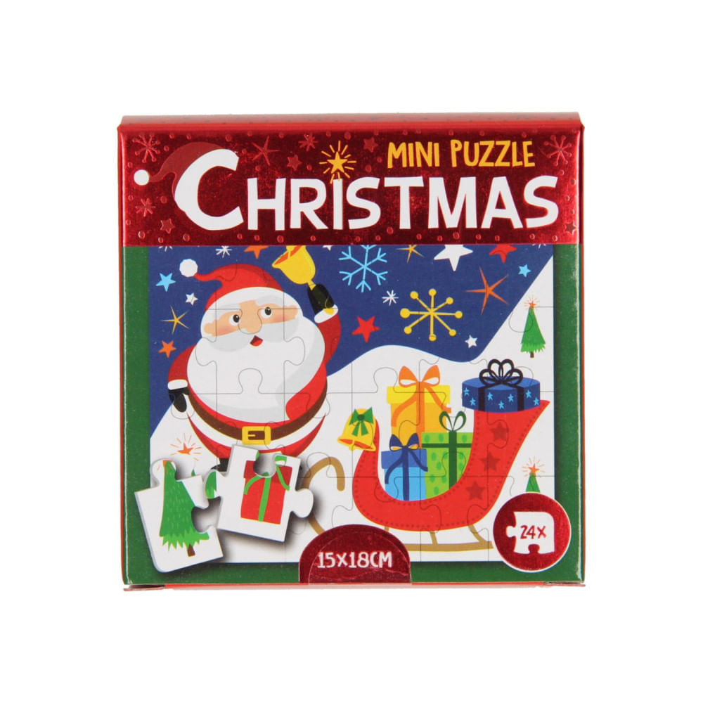 Mini puzzle tematica de iarna cu sanie - Marketplace online Infinity.ro