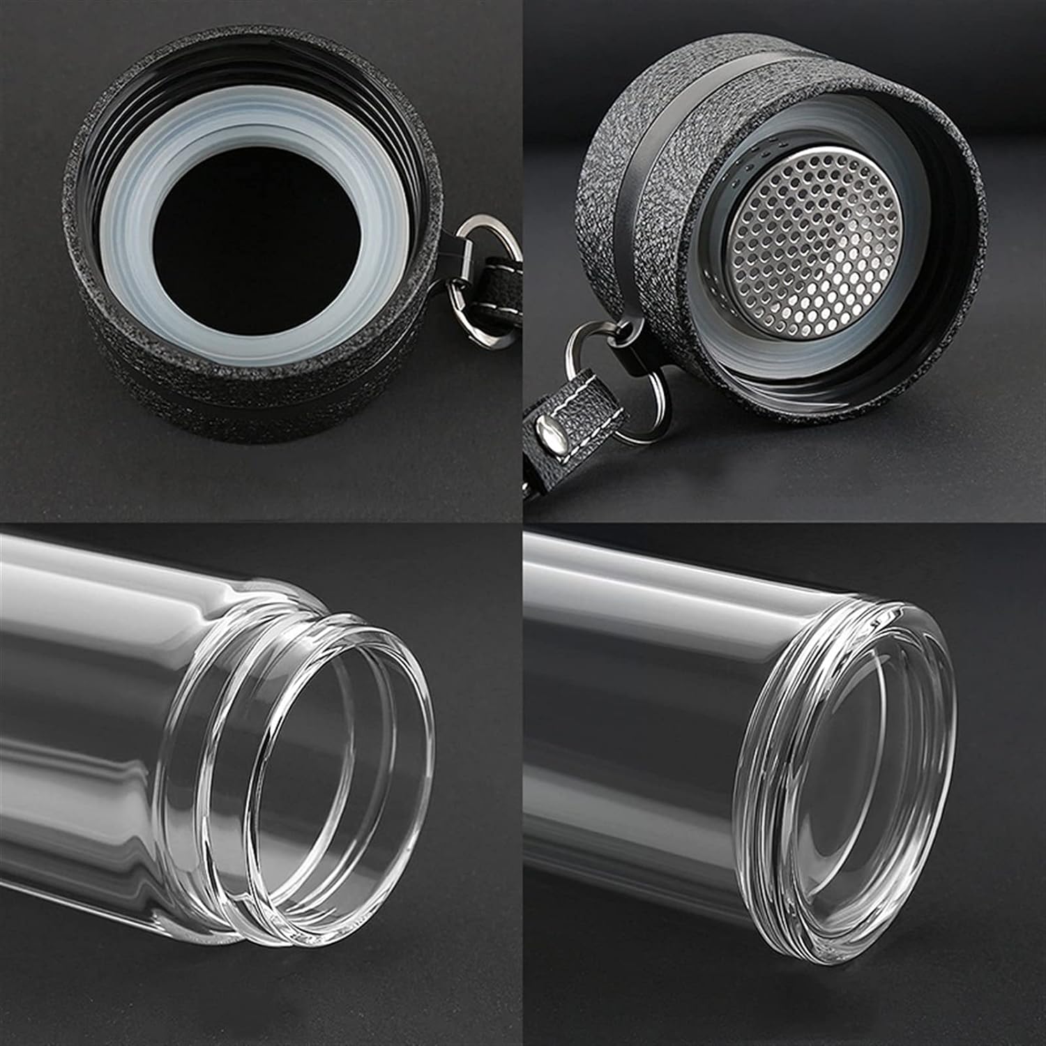 Sticla portabila termorezistenta pentru prepararea ceaiului, din INOX ...