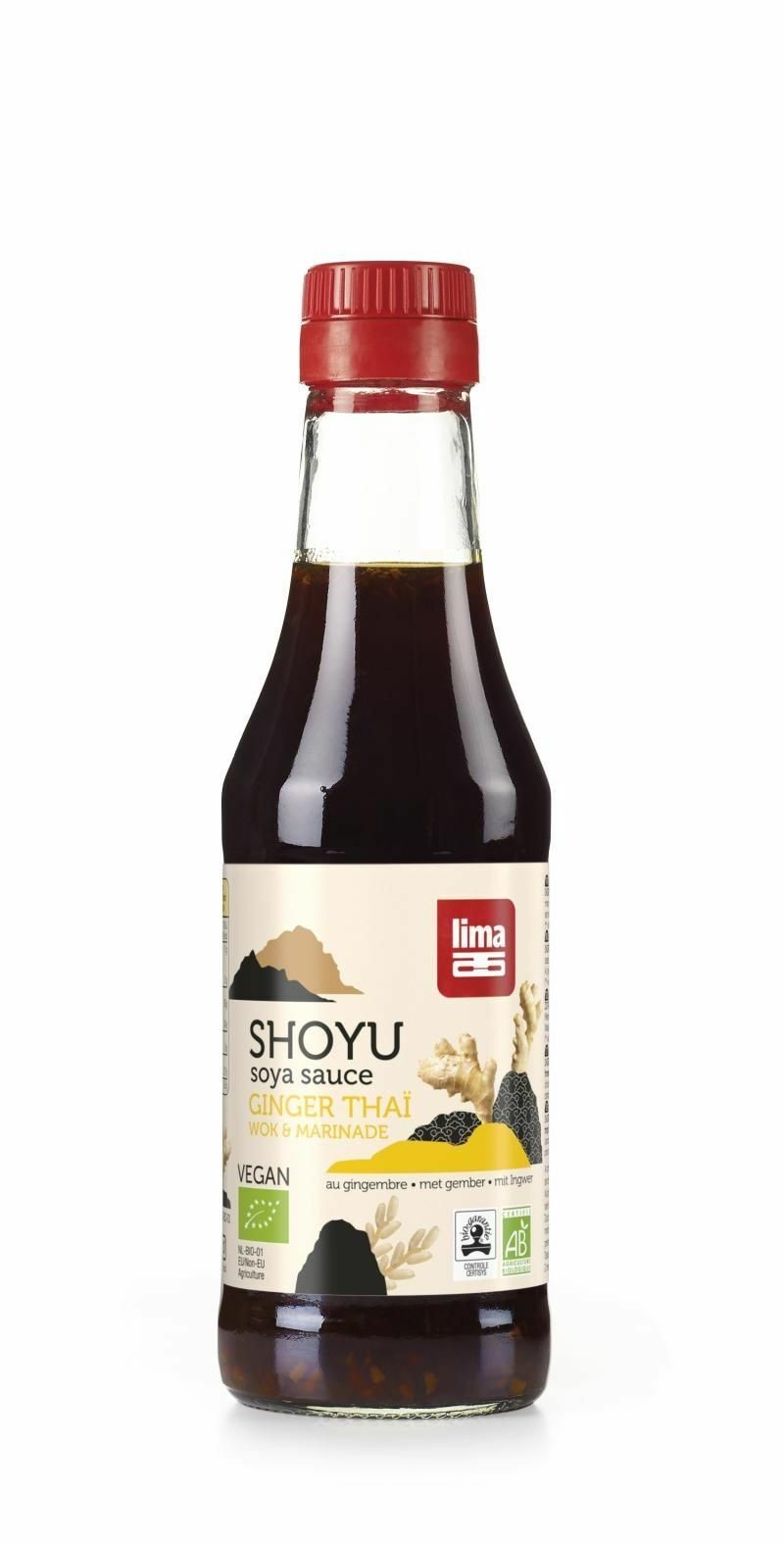 Sos De Soia Shoyu Ginger Thai Eco 250ml Lima - Marketplace online ...