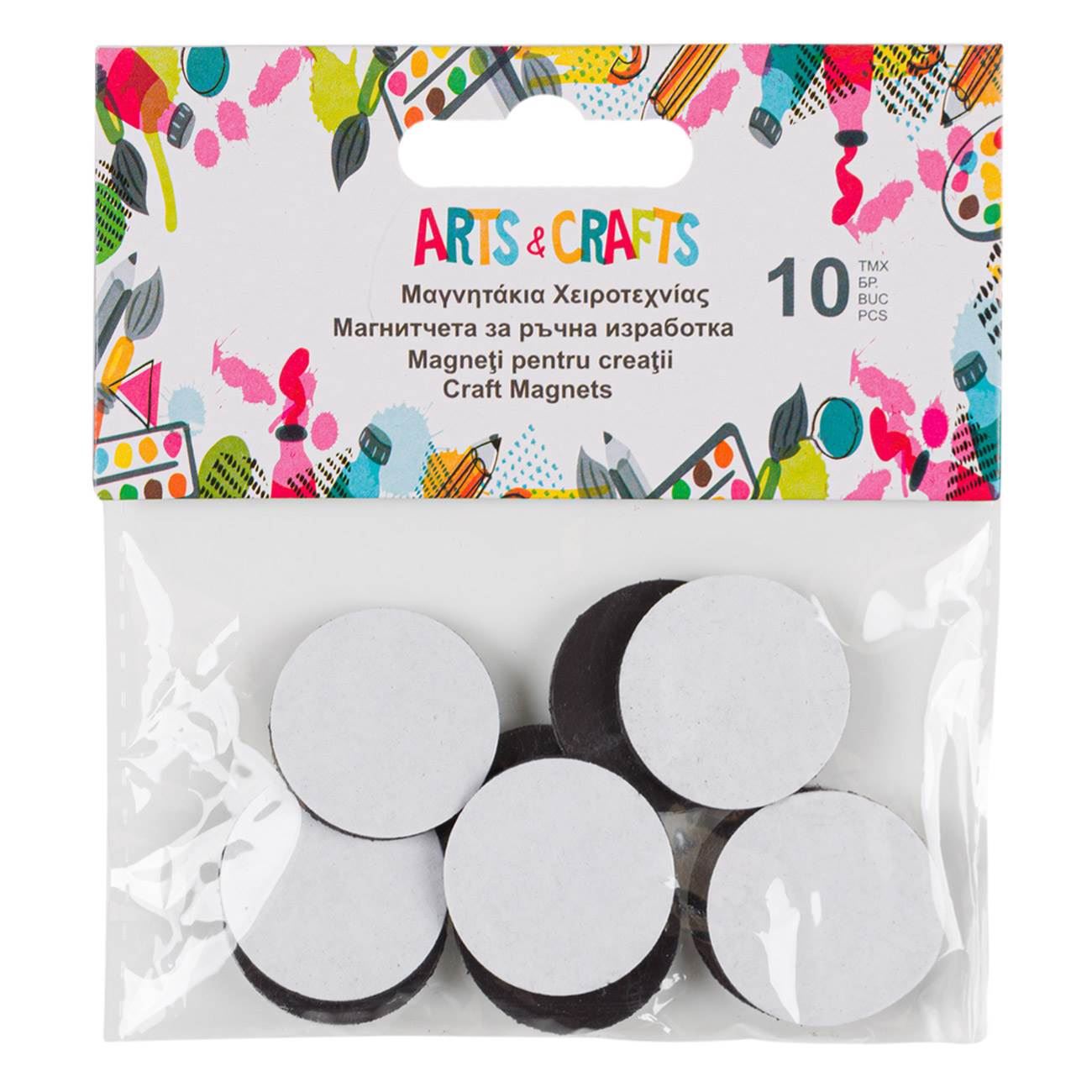 Set magneti craft, 10 bucati, negri, autocolanta - Marketplace online ...