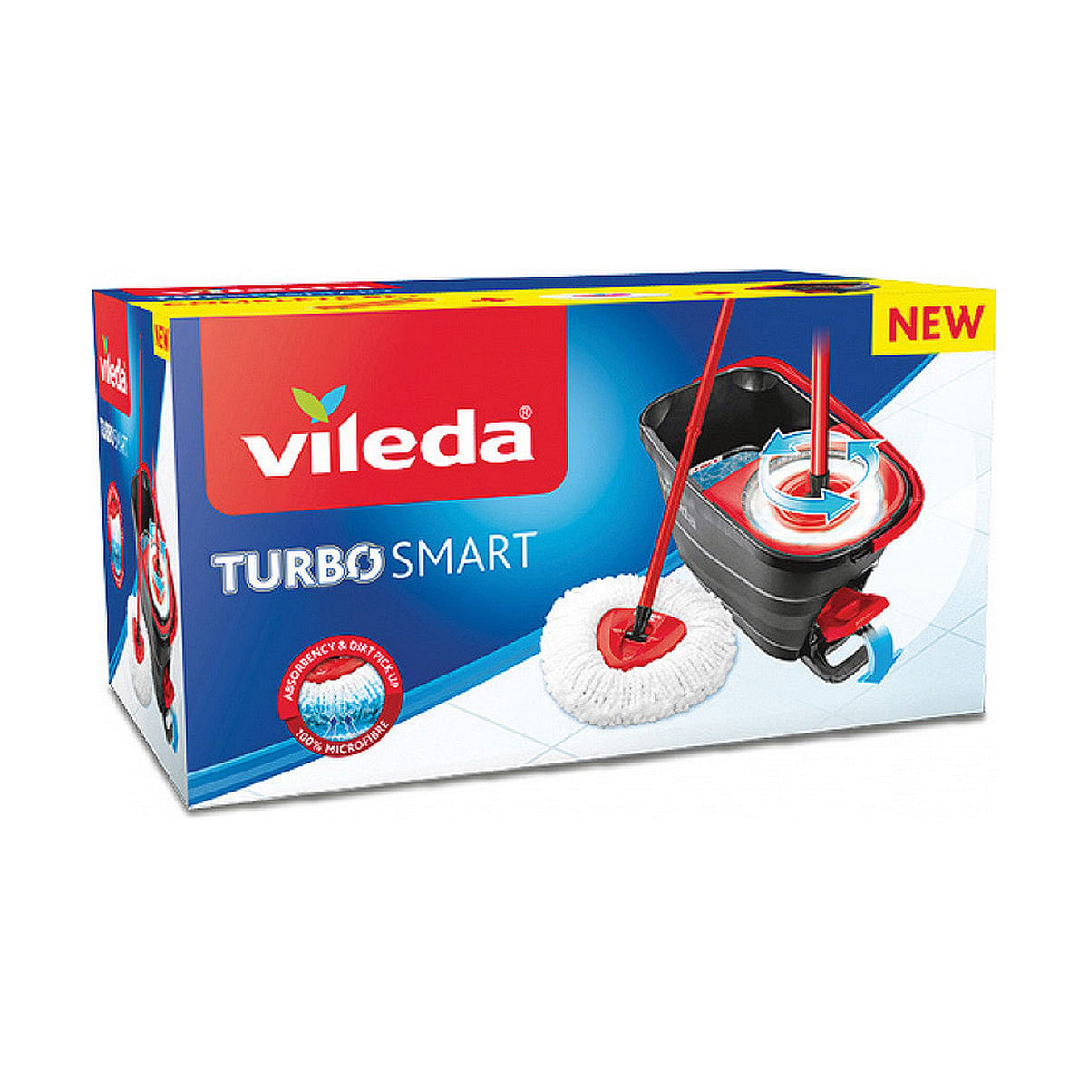 Mop with Bucket Vileda Turbo Smart Podea - Marketplace online Infinity.ro