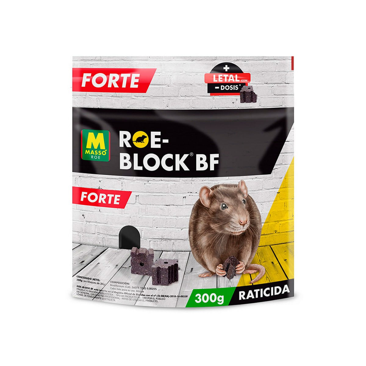 Otrava de sobolani Massó Roe-Block Forte BF 300 gr - Marketplace online ...