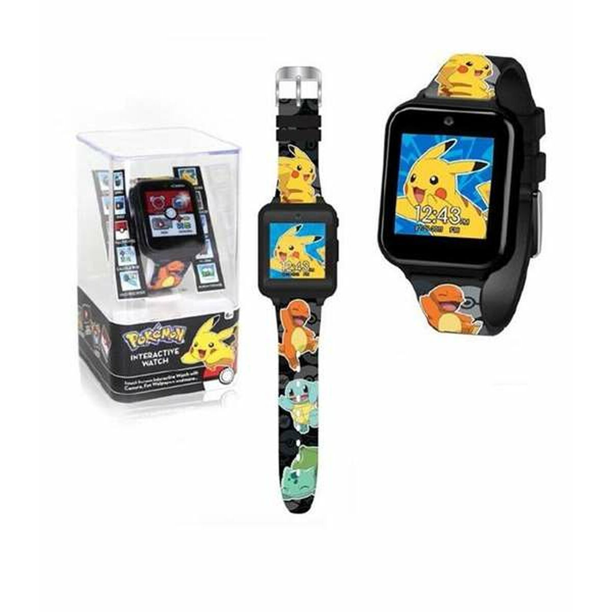 Ceas Copii Pokémon Interactiv 4 x 1,30 x 1 cm - Marketplace online ...