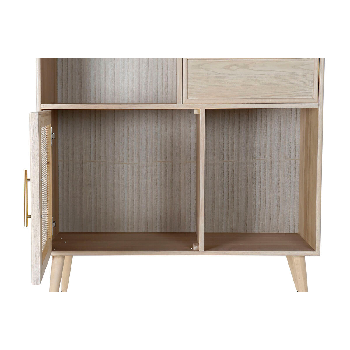Raft Home ESPRIT Natural Lemn de paulownia Lemn MDF 90 x 37 x 189 cm ...