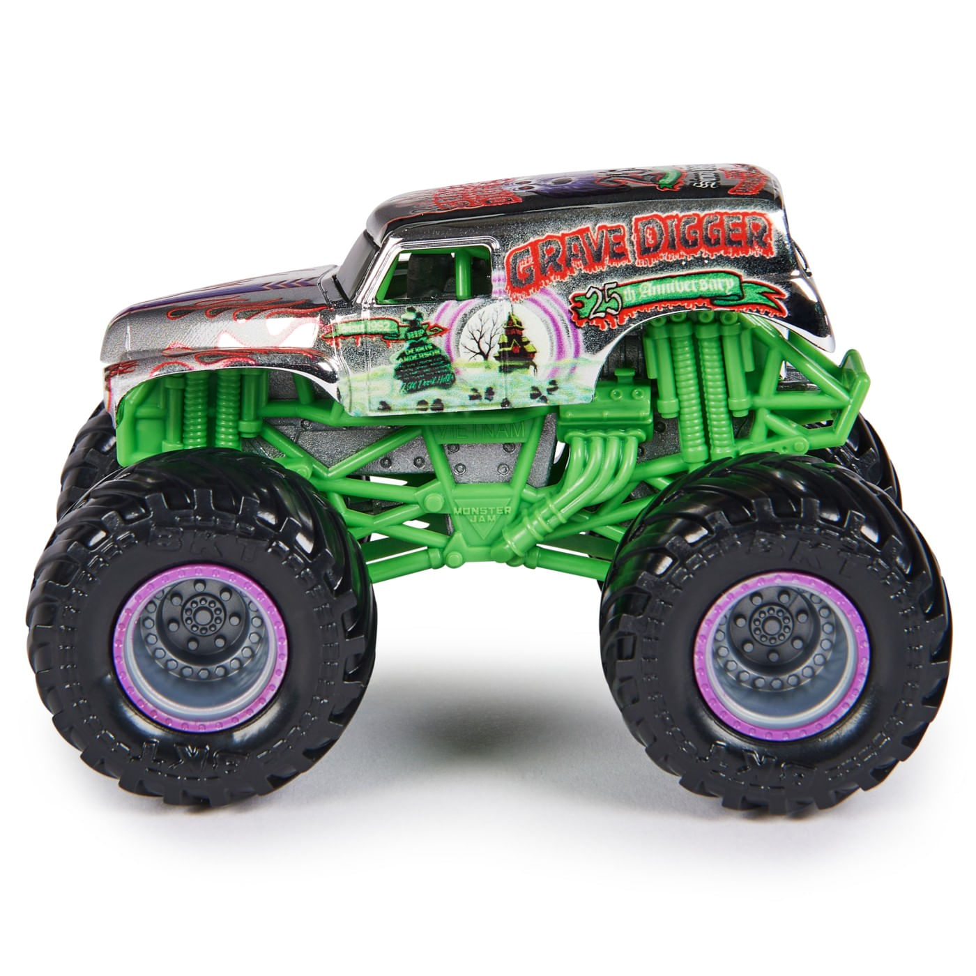 Monster jam masinuta metalica grave digger scara 1 la 64 - Marketplace ...