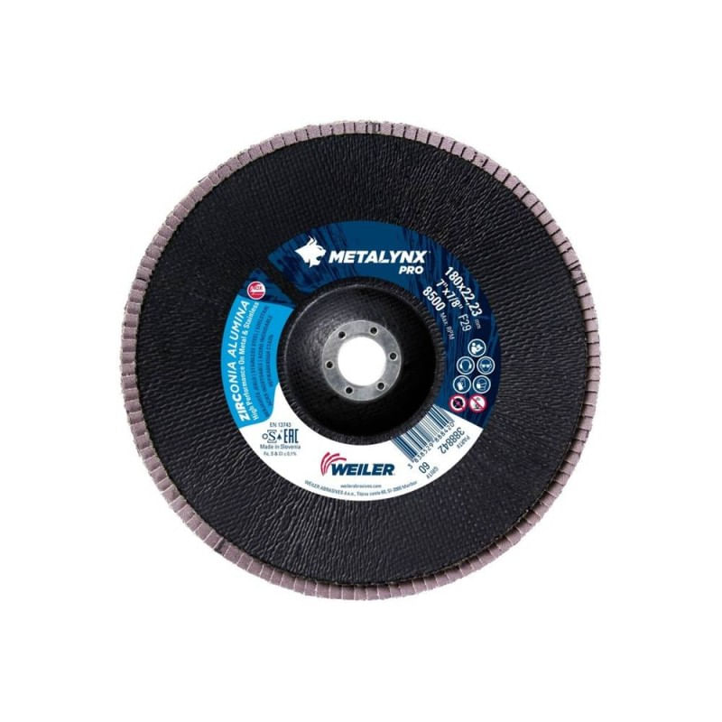 Disc lamelar 180 mm, granulatie 60, polizare metal si inox, Metalynx ...
