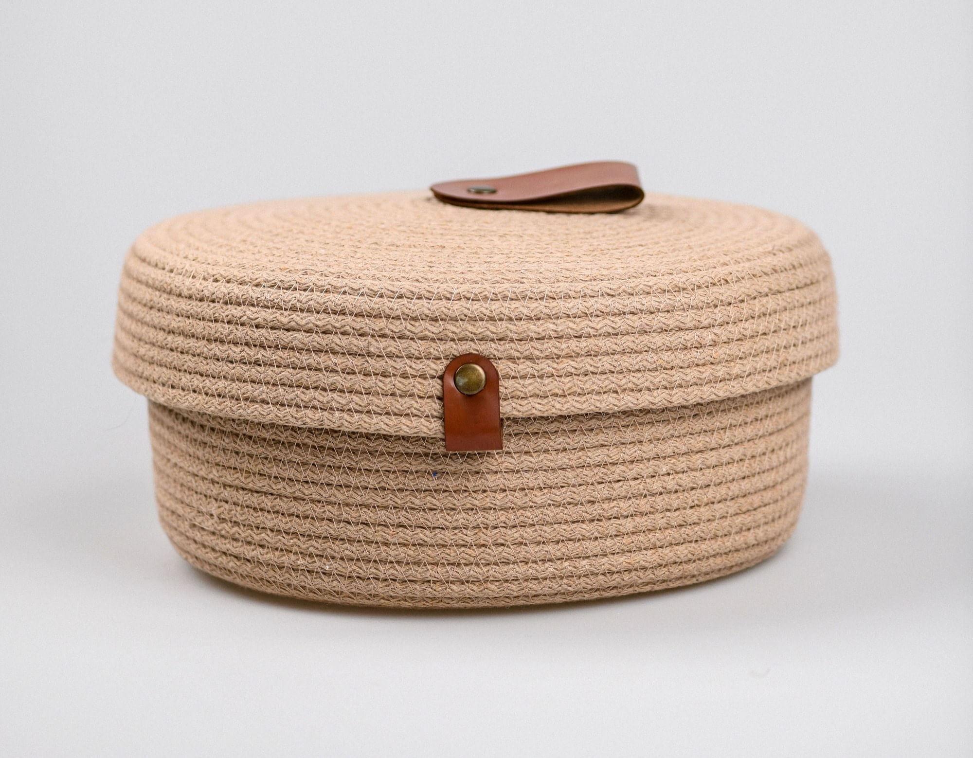 Set cosuri depozitare, Aberto Design, bumbac, bej, 15x15x7 cm, handmade ...